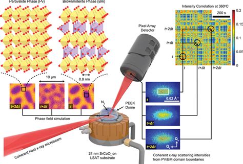 Schematics Of The In Situ Xpcs Experiment And Speckle Pattern