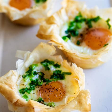 Phyllo Breakfast Cups Recipe Heavenly Home Cooking