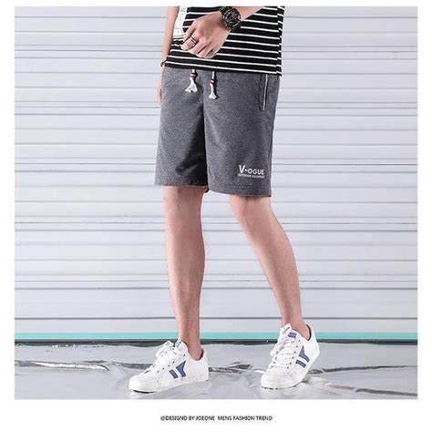 กางเกงขาสั้นผู้ชายขาสั้นพลัสไขมันเพิ่ม M 6xl Shopee Thailand