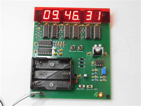 24 Hour Digital Clock Non Microcontroller Version Ii 8 Steps