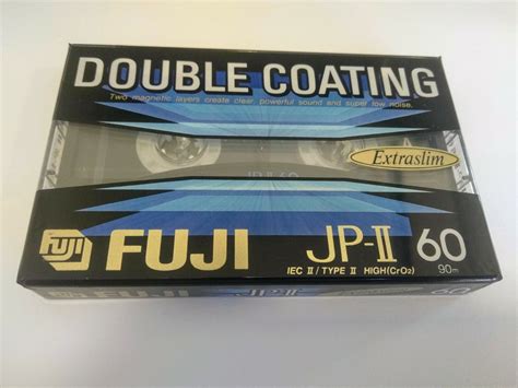 Fuji Jp Ii 60 Sealed Blank Audio Cassette Tape Double Coating