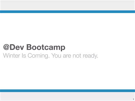 Tech Talk Dev Bootcamp Chicago Ppt