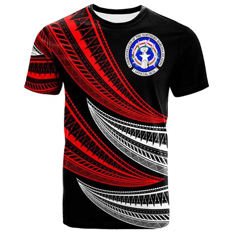 Polynesian Pride Northern Mariana Islands Custom T Shirt Wave Pattern