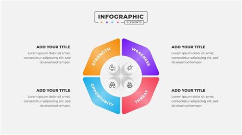 Premium Vector Swot Analysis Infographic Template With Icons