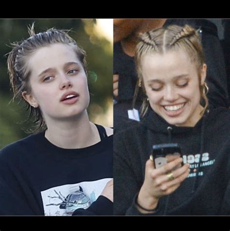 Приказно красивата дъщеря на Анджелина показа гаджето красавица като нея Вижте ги заедно