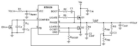 Rt8120 Single Phase Synchronous Buck Pwm Controller Richtek Technology