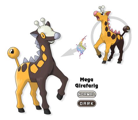 Fakemon Mega Girafarig By Gkenzo On Deviantart