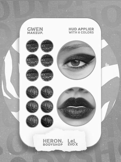 Second Life Marketplace Heron Gwen Makeup Demo Lelutka Evox