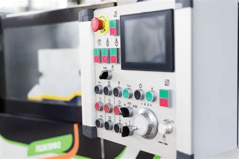 Premium Photo Cnc Machine Control Panel