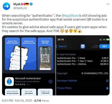 Shady Authenticator Apps Flood Apple And Google App Stores After Twitter Shifts From SMS Based FA