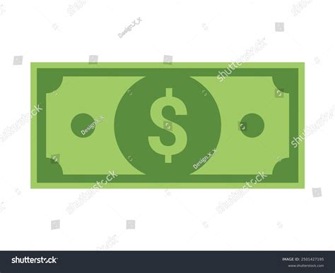 Dollar Money Vector Illustration Dollar Bill Stock Vector Royalty Free