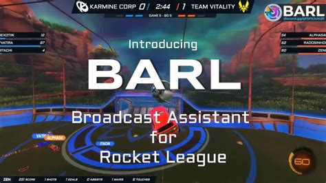 Broadcast Assistant For Rocket League Barl