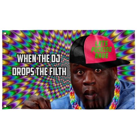 Rave Shag Spicy Wings Meme Flag Ravejersey