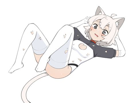 Rule 34 Cat Ears Cat Tail Confused Look Daebom Dazed Elbow Gloves Elbow Sleeve Hellcat Daebom