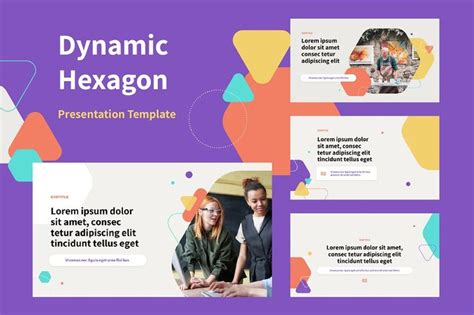Dynamic Hexagon Google Slides Pitch Presentation Presentation Templates Hexagon
