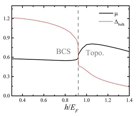 The Chemical Potential µ And The Bulk Value Of Order Parameter ∆ Bulk