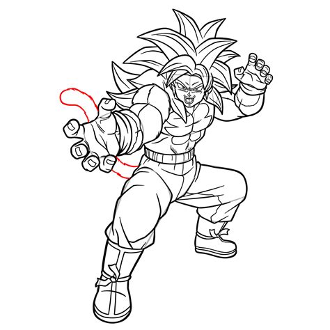Learn How To Draw Goku Ssj4 From Dragon Ball Daima