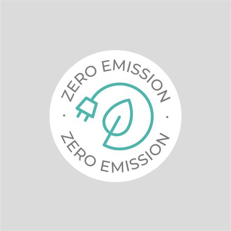 Zero Emission Vector Icon Simple Element 20399456 Vector Art At Vecteezy