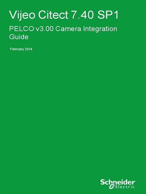 pelco camera integration guide pdf streaming media multicast