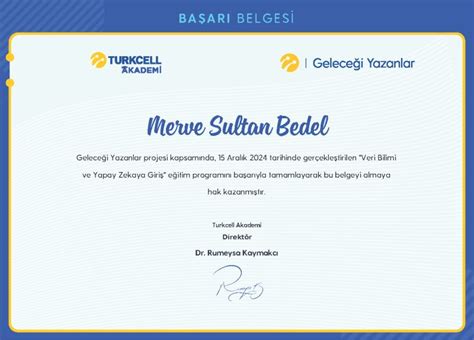 Merve Sultan Bedel Linkedin‘de Geleceğiyazankadınlar Yapayzeka Ai