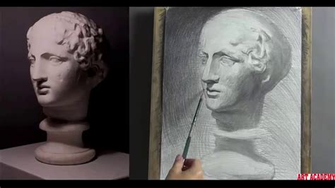 Plaster Cast Drawing Tutorial Youtube