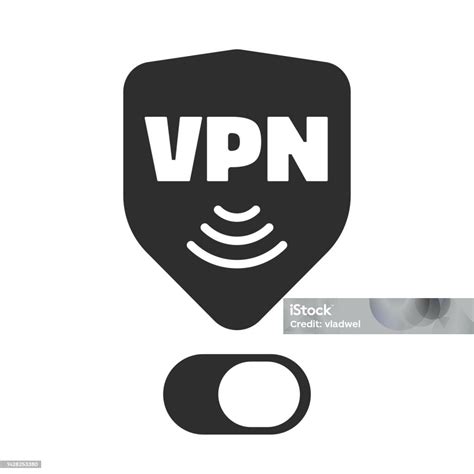 vpn 버튼 아이콘 벡터 흑백 격리 그래픽 버튼 가상 사설망 서버 기호 픽토그램 디자인 컷 아웃 이미지 0명에 대한 스톡 벡터