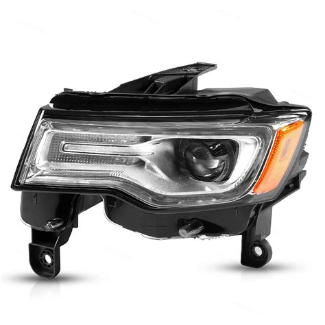 Hid Left Driver Side Headlight Led Drl Head Lamp Fits 16 21 Jeep Grand