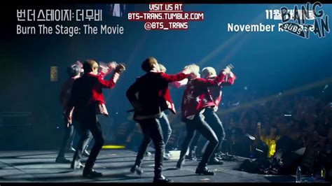 Eng 181024 Bts 방탄소년단 Burn The Stage The Movie Official Trailer
