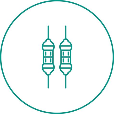 Resistor Vector Icon 16217681 Vector Art At Vecteezy
