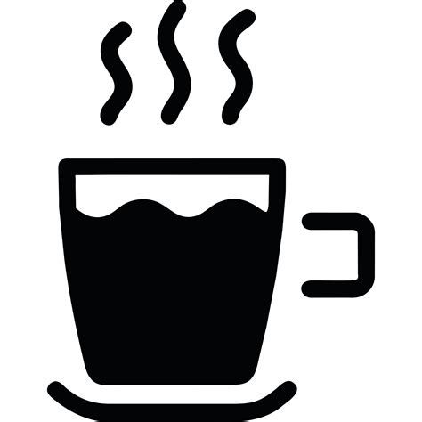 Café Copo ícone Com Vapor 49671033 Png
