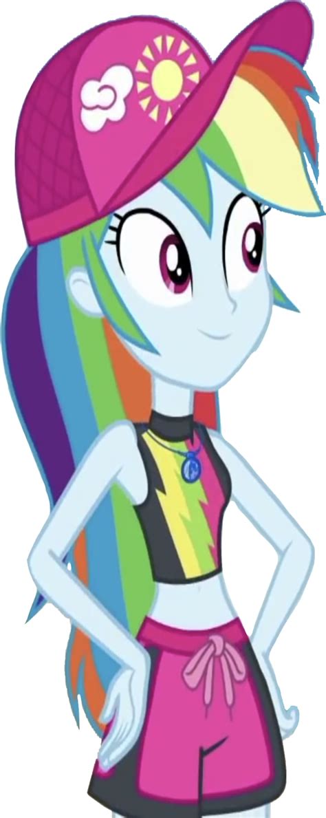 Rainbow Dash Eg In Her Swimsuit Vector By Mrtoonlover83 On Deviantart