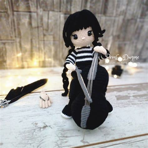 Crochet Doll Cello Body And Costumes Crochet Pattern Amigurumi Doll