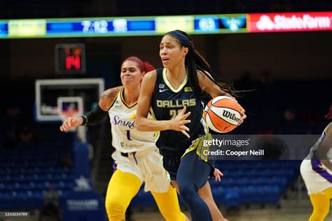 Isabelle Harrison Of The Dallas Wings Drives To The Basket During The