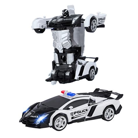 Трансформатор играчка 2 в 1 кола с дистанционно управление за деца 6 10 години робот и