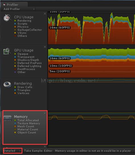 使用profiler工具分析内存占用情况 flushmemorycounters csdn博客