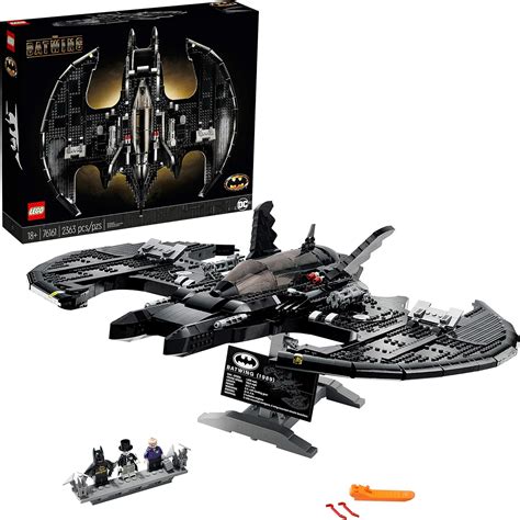 Lego Dc Batman 1989 Batwing 76161 Modelo Apresentável Com Um Veículo