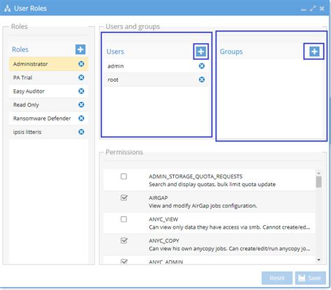 User Role Guide Superna Eyeglass Documentation User Manuals Administration And Configuration