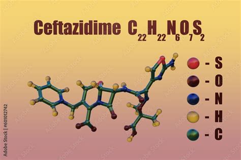 Ceftazidime A Broad Spectrum Third Generation Cephalosporin Antibiotic That Used To Treat Many
