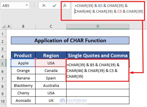 How To Add Single Quotes And Comma In Excel Formula 4 Ways