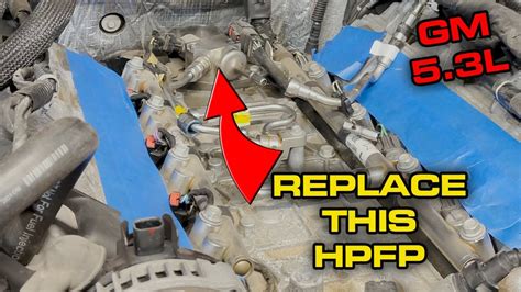 Chevy Truck 53l High Pressure Fuel Pump Replacement Youtube