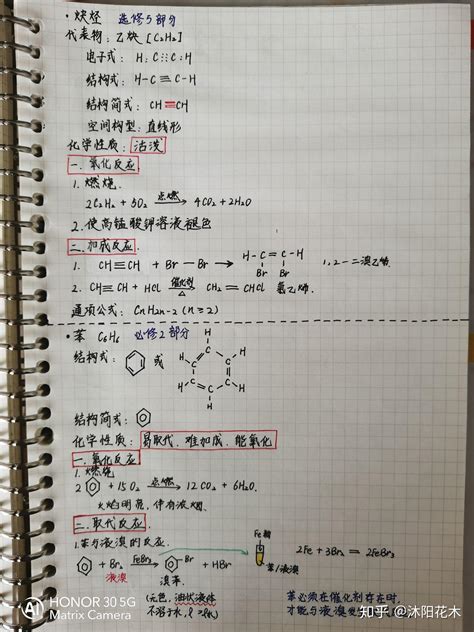 高中化学手写笔记有机物篇🐤 知乎