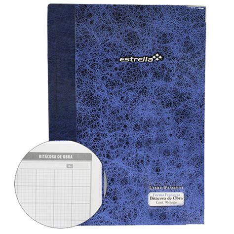 Libro Bitácora Obra 96 Hjs Florete Estrella Papelería Del Ahorro