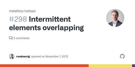 Intermittent Elements Overlapping Issue Metafizzy Isotope GitHub
