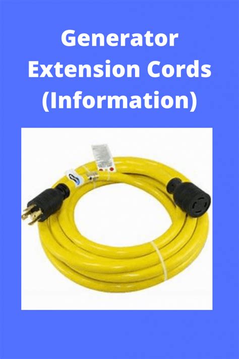 Best Generator Extension Cords (Guide 2023) - Generators Zone