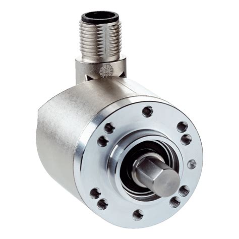Sick Ahs36a S3qc016384 Absolute Encoder Solid Shaft Face Flange 6 Mm 16 384 14 Bit M12 4