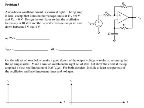 solved problem 3 a non linear oscillator circuit is shown at