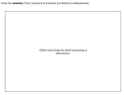 Solved Draw the skeletal ("line") ﻿structure of | Chegg.com