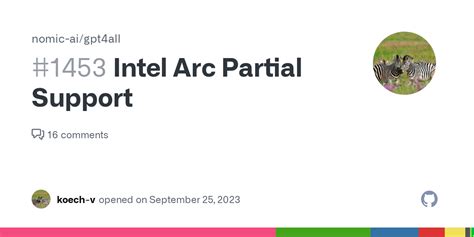 Intel Arc Partial Support Issue Nomic Ai Gpt All GitHub