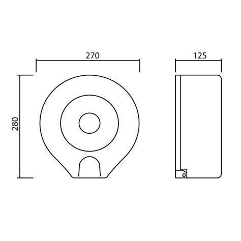 Mbt 101dt ที่ใส่กระดาษชำระ ขนาดจัมโบ้โรล
