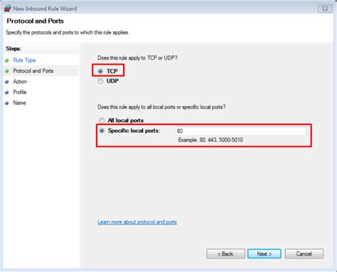 Tcp Port 80 Di Firewall Windows Server